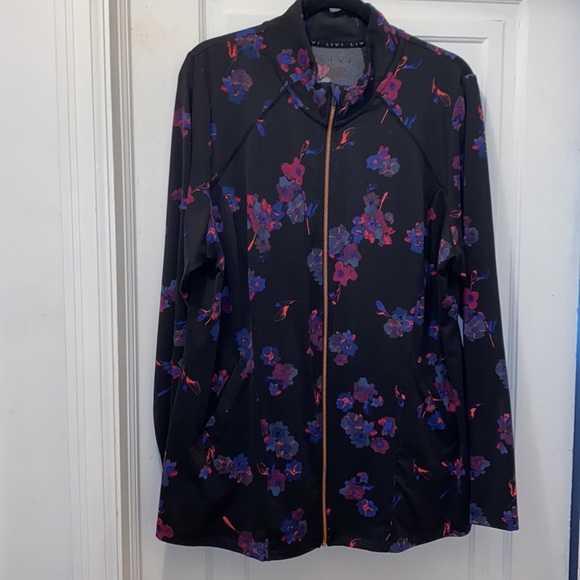 Lane Bryant | Jackets & Coats | Euc Lane Bryant Livi Active Floral ...